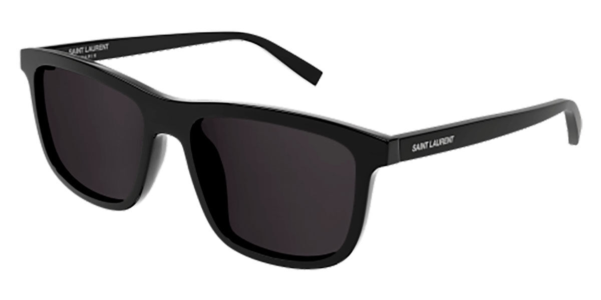 Saint Laurent SL 501 001 Sunglasses Black | VisionDirect Australia