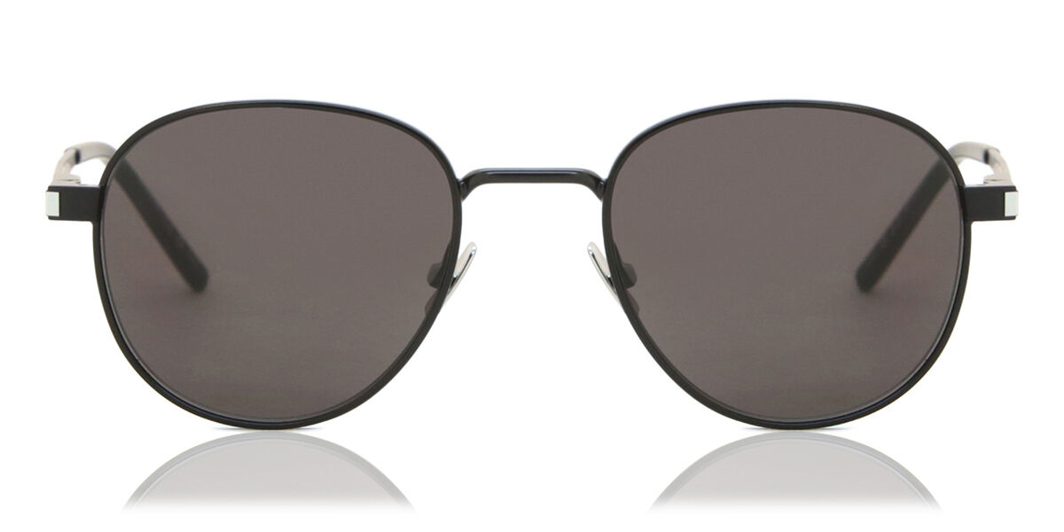Saint Laurent SL 555 001 Sunglasses in Shiny Black | SmartBuyGlasses USA