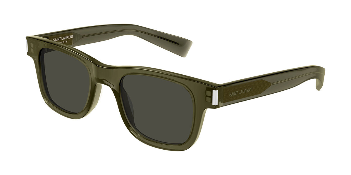 Saint Laurent SL 564 003 Glasses Transparent Green | VisionDirect Australia