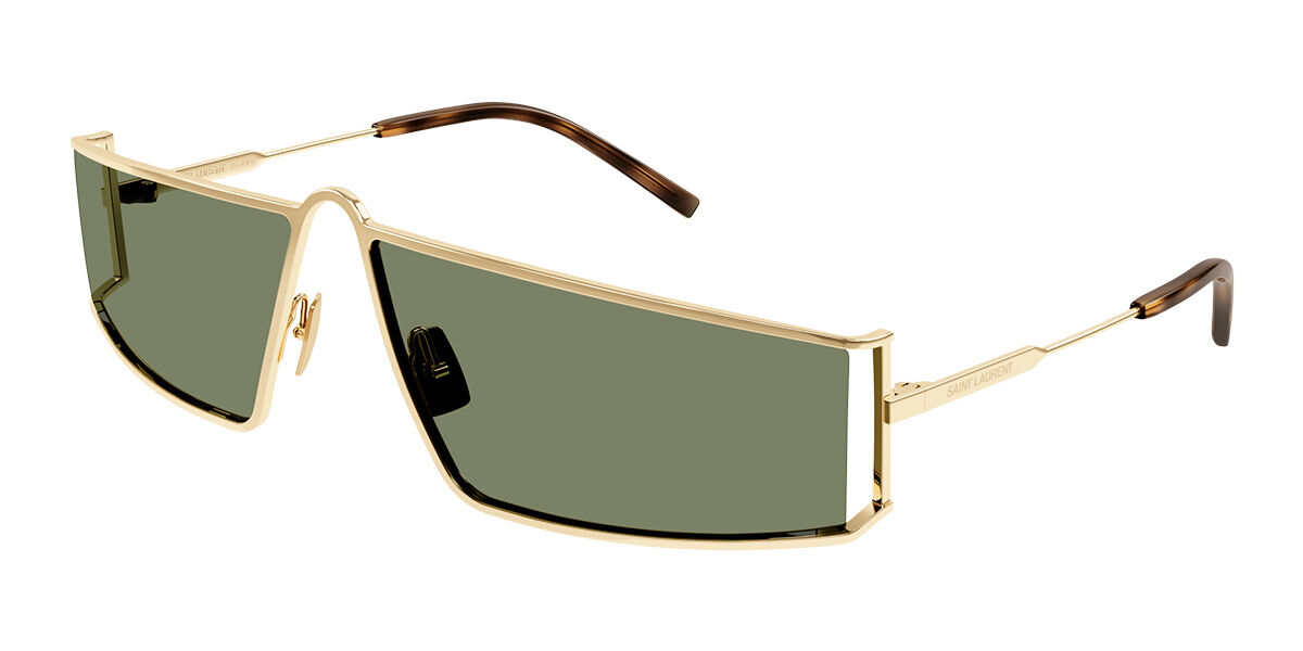 Saint Laurent SL 606 004 Sunglasses in Gold | SmartBuyGlasses USA