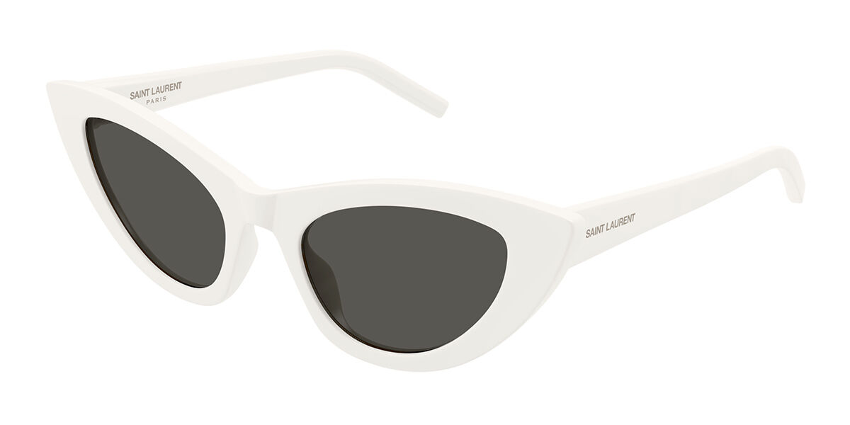 Saint Laurent SL 213 LILY 017 Sunglasses White | VisionDirect Australia