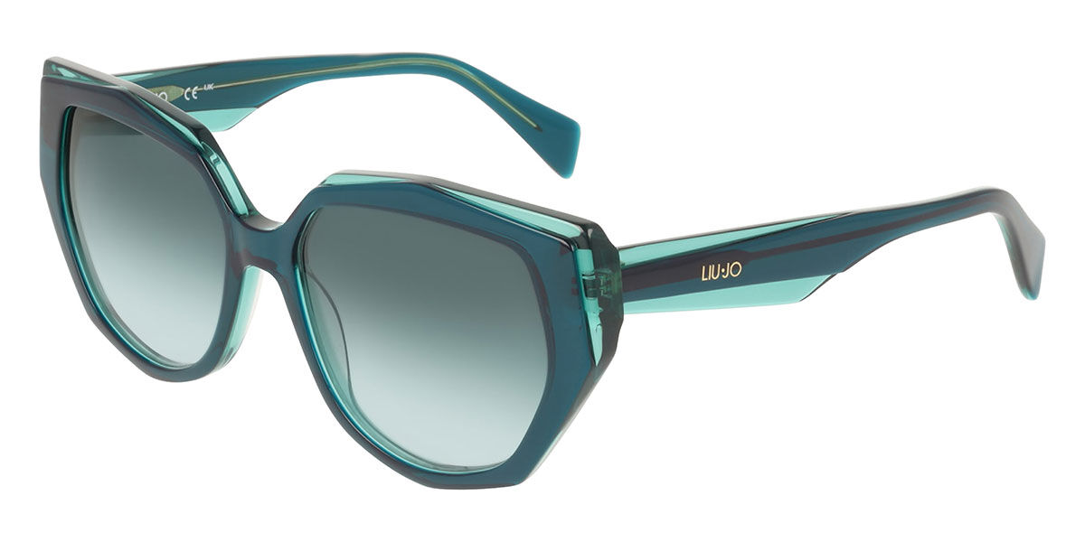 Liu Jo LJ828S 309 Cat Eye Transparent Forest Green Sunglasses ...
