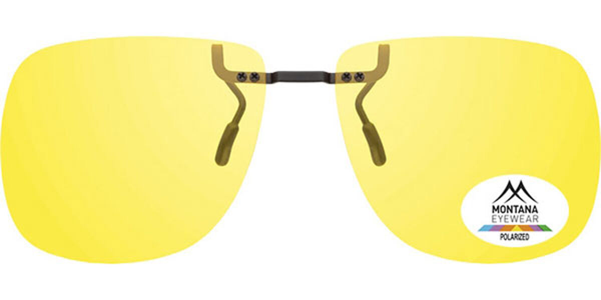 Montana Eyewear 1972 Clip-On Only Polarized 1972B Sunglasses Black ...