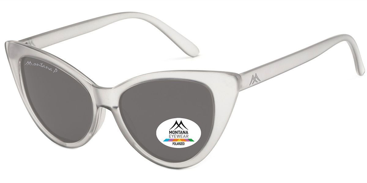 Montana Eyewear MP71 Polarized MP71B Sunglasses Transparent Matte Grey ...