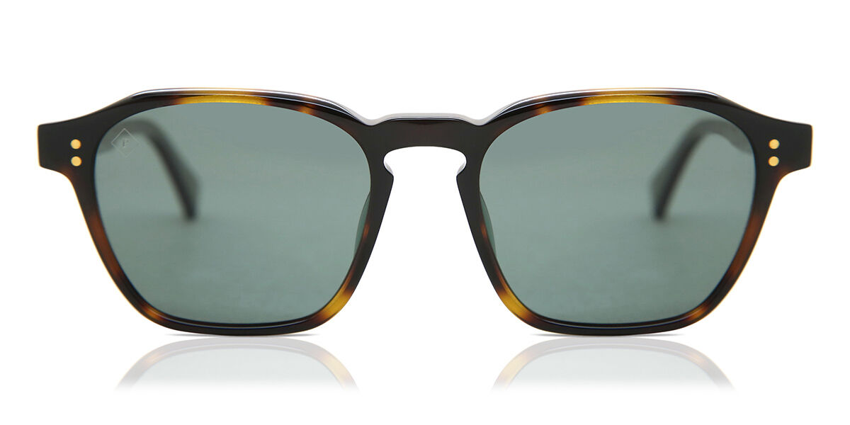 Raen AREN Polarized Kola Tortoise/Green Sunglasses in Dark Tortoise ...