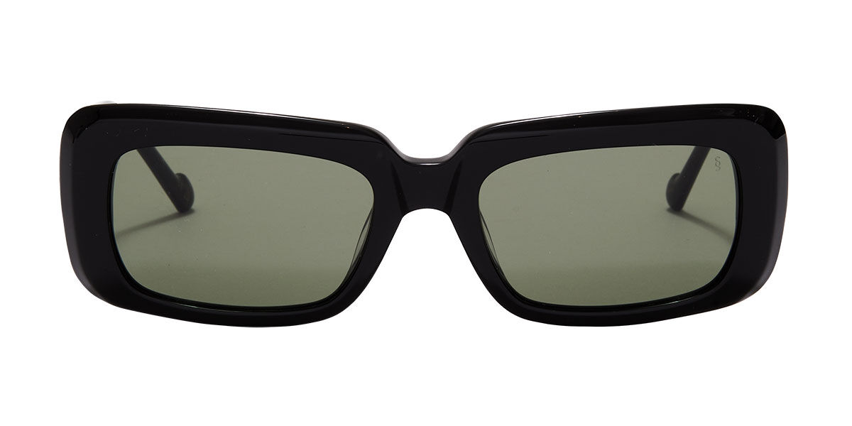 Sunday Somewhere ELLE C1 Rectangle Black Sunglasses | SmartBuyGlasses ZA