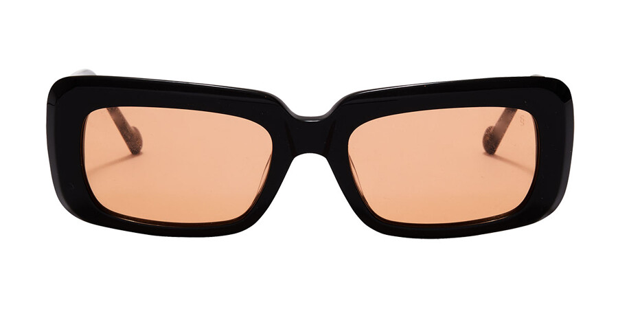 Sunday Somewhere ELLE C2 Rectangle Black Sunglasses | SmartBuyGlasses ZA