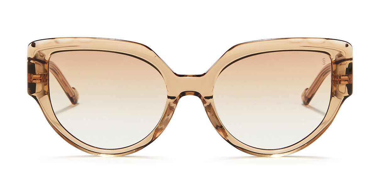 Sunday Somewhere LYLA C3 Cat Eye Transparent Champagne Brown Sunglasses ...