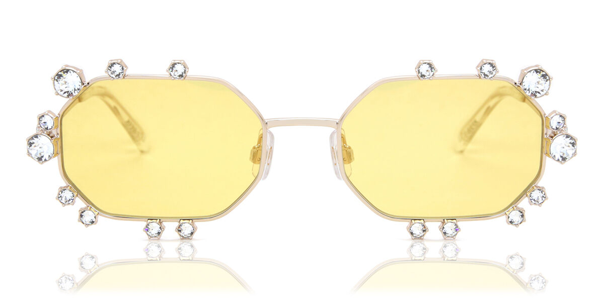 Swarovski SK0376 32G Sunglasses in Gold | SmartBuyGlasses USA