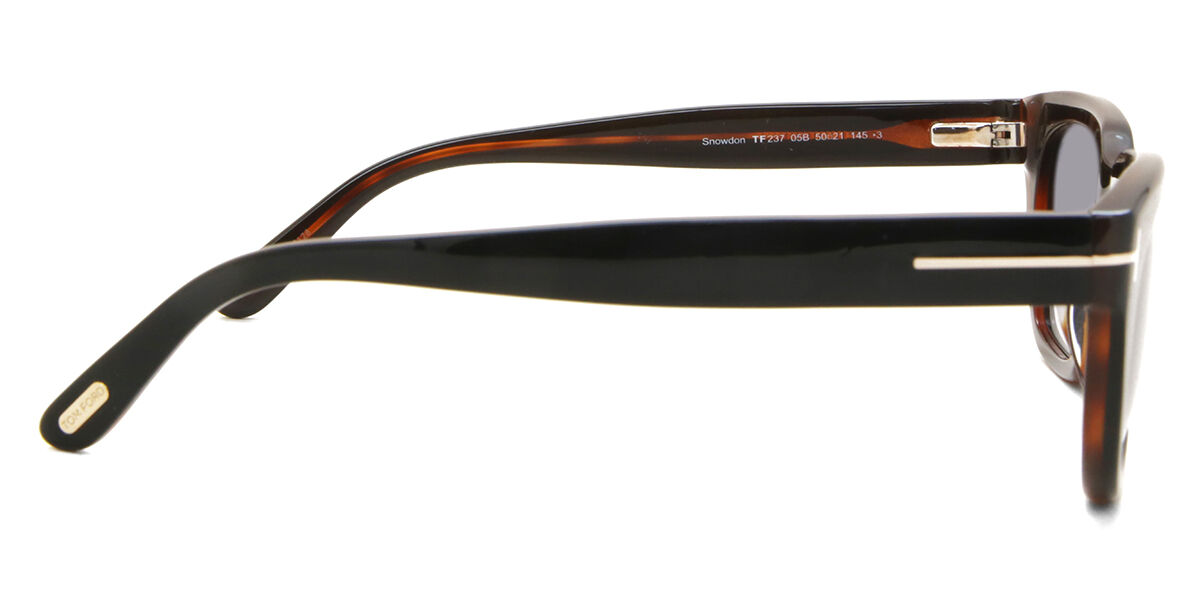 Tom Ford FT0237 SNOWDON 05B Square Black Sunglasses | SmartBuyGlasses US