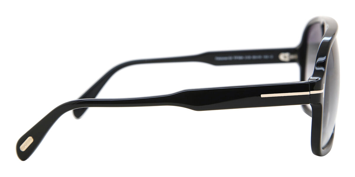 Tom Ford FT0884 FALCONER-02 01B Pilot Shiny Black Sunglasses ...