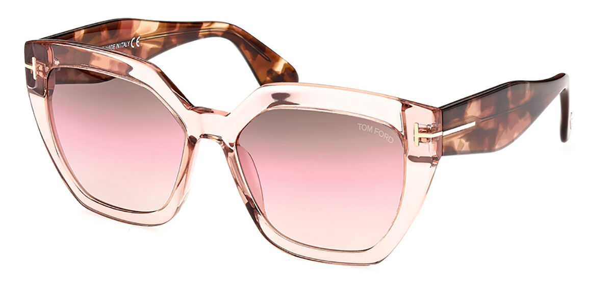Tom Ford FT0939 PHOEBE 72F Sunglasses Transparent Pink | SmartBuyGlasses UK