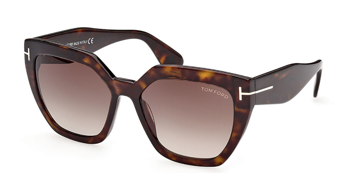 Tom Ford FT0939 PHOEBE 01B Sunglasses Shiny Black | VisionDirect Australia