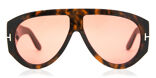 Tom Ford FT1044 BRONSON 01E Pilot Shiny Black Sunglasses ...