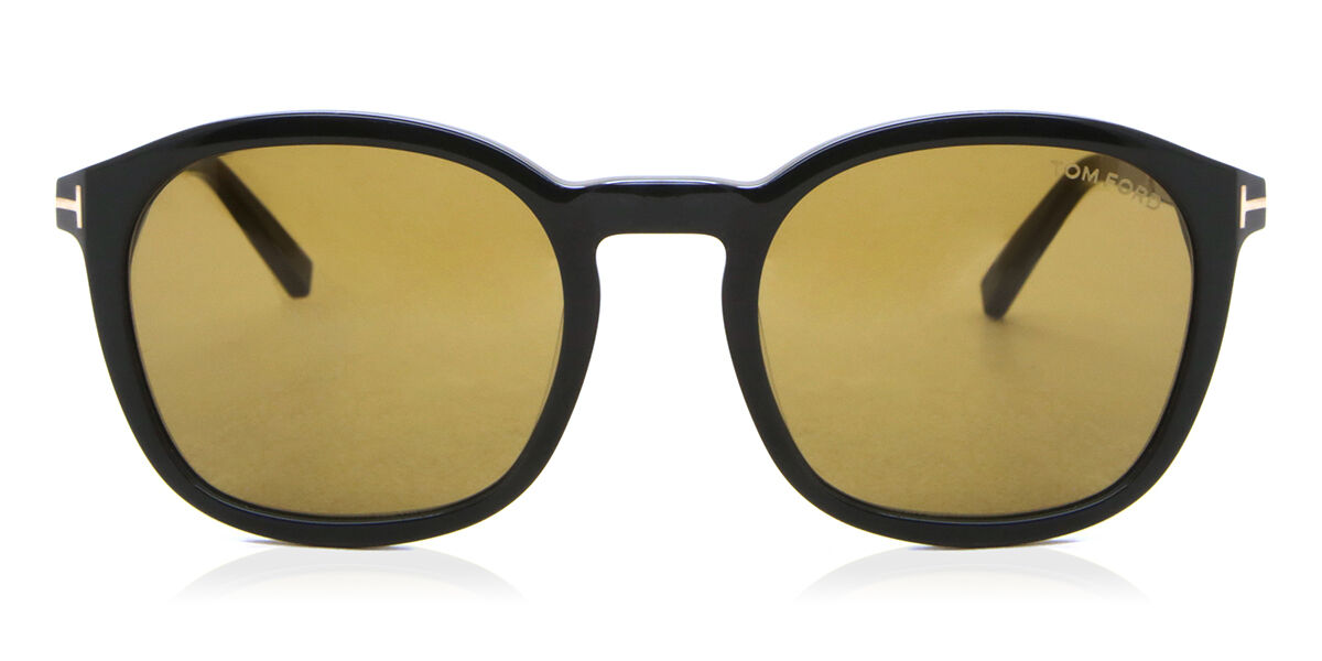 Tom Ford FT1020 JAYSON 01E Sunglasses Shiny Black | VisionDirect Australia