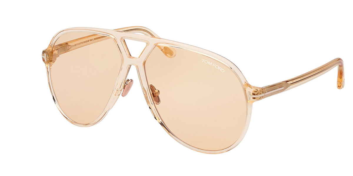 Lentes de Sol Tom Ford FT1061 BERTRAND 45E Transparent Light Brown ...