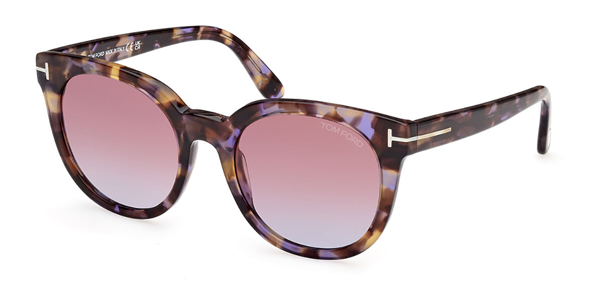 Tom Ford FT1109 MOIRA 55Z Sunglasses in Lilac Purple Brown Tortoise ...