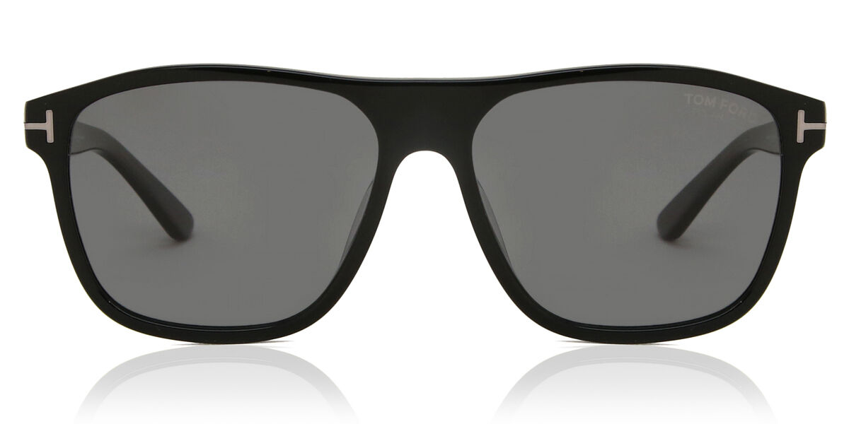Tom Ford FT1081-N FRANCES Polarized 01D Sunglasses Shiny Black ...