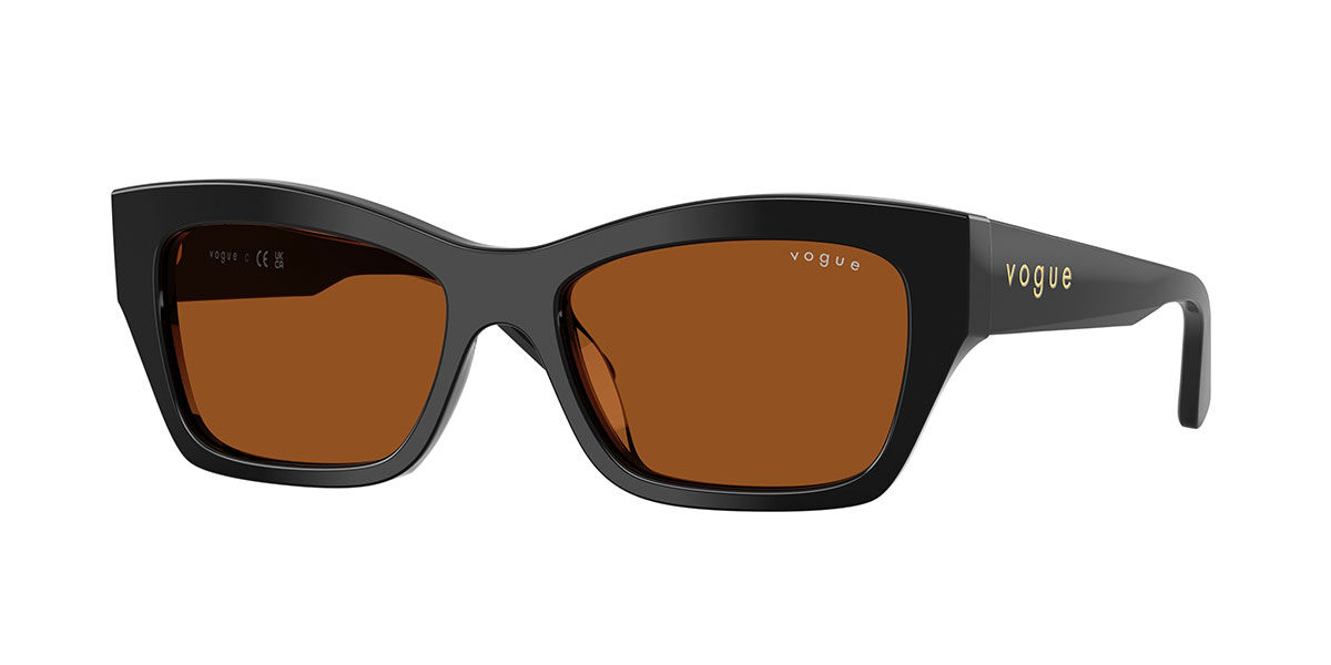 Vogue Eyewear VO5658SU W44/73 Cat Eye Preto óculos de sol | OculosWorld ...