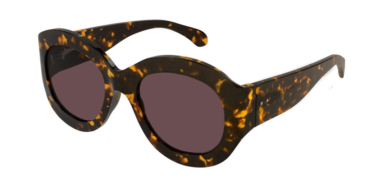 Azzedine Alaia AA0048S 002 Sunglasses Shiny Brown Havana | VisionDirect ...