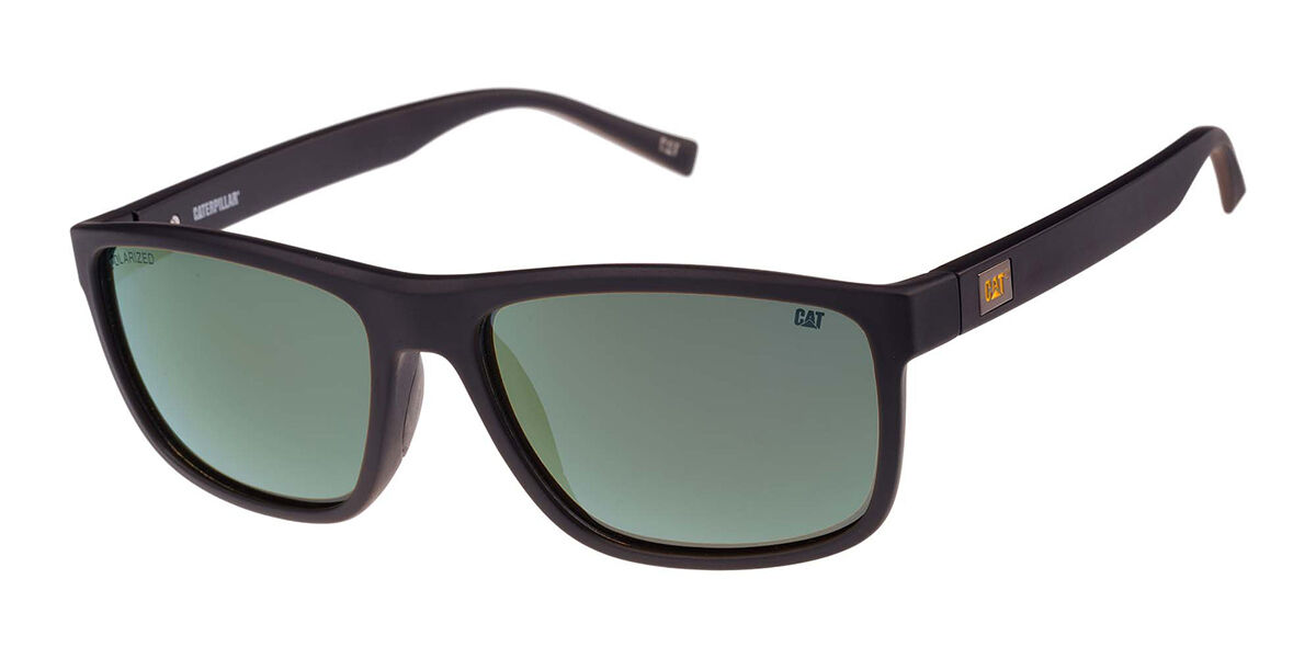 CAT CPS 8520 Polarized 104P Rectangle Matte Black Sunglasses ...