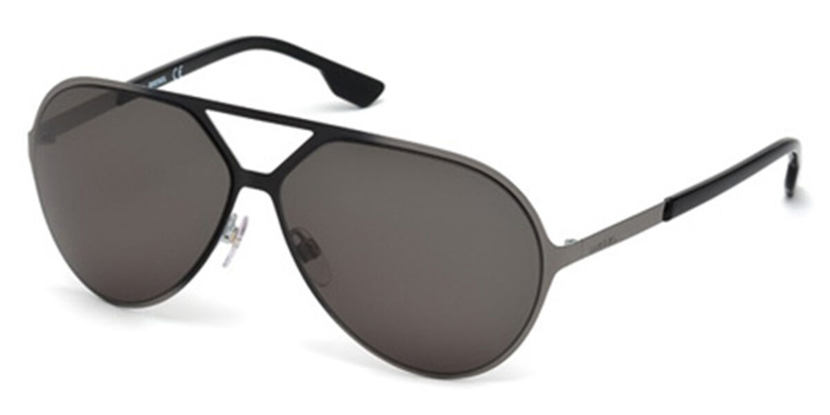 Diesel DL0114 08A Sunglasses in Black | SmartBuyGlasses USA