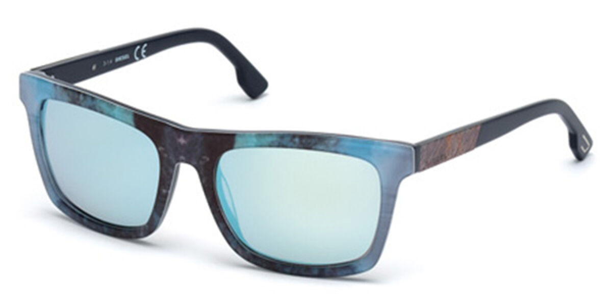 Diesel DL0120 52B Sunglasses in Blue | SmartBuyGlasses USA