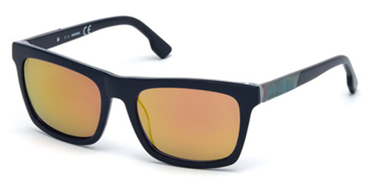 Diesel DL0120 92G Sunglasses in Green | SmartBuyGlasses USA