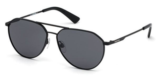 Diesel DL0300 01A Sunglasses in Black | SmartBuyGlasses USA