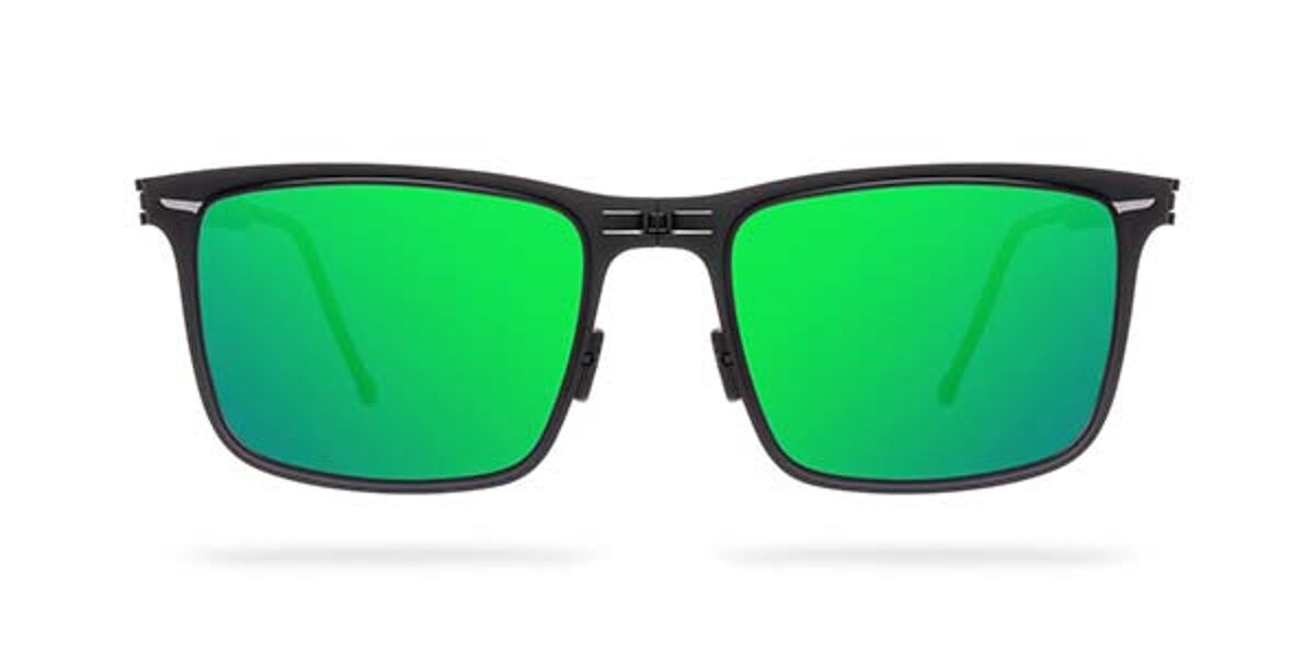ROAV 8203 Echo Folding Black Polarized 13.65 Sunglasses Black ...