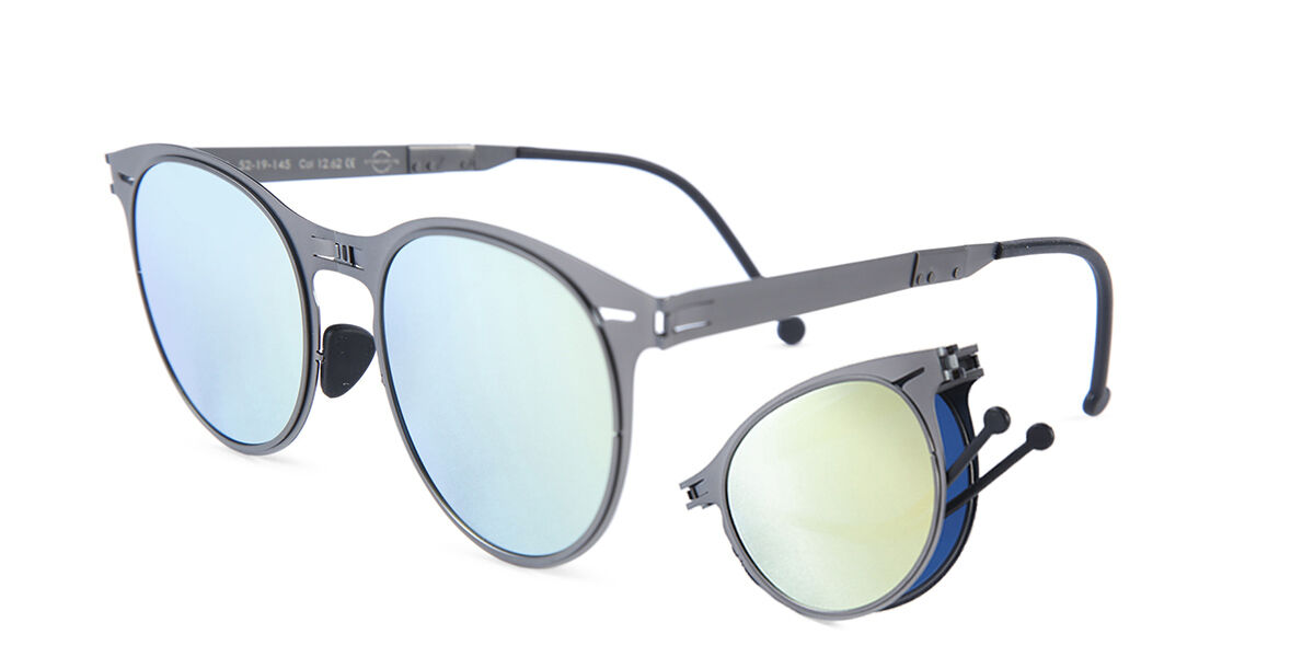 ROAV Galaxy 8204 Presley Folding Gunmetal Polarized 12.62 Sunglasses in ...