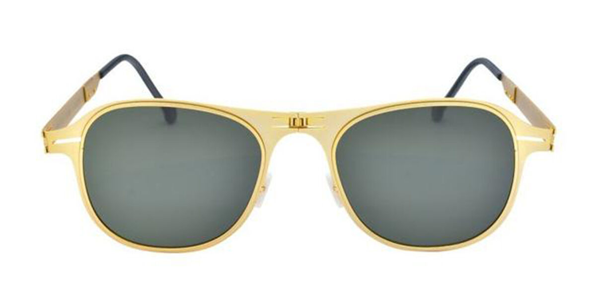 ROAV Galaxy 1002 Henson Folding Gold Polarized 14.11 Sunglasses in ...