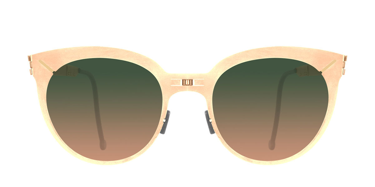 ROAV Galaxy 8110 Barbra Folding Gold Polarized 14.41 Sunglasses Brush ...