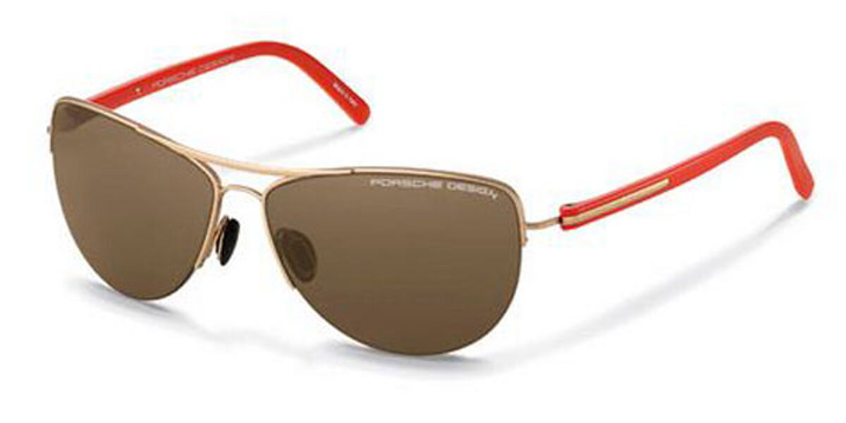 Porsche Design P8570 B Sunglasses in Gold | SmartBuyGlasses USA