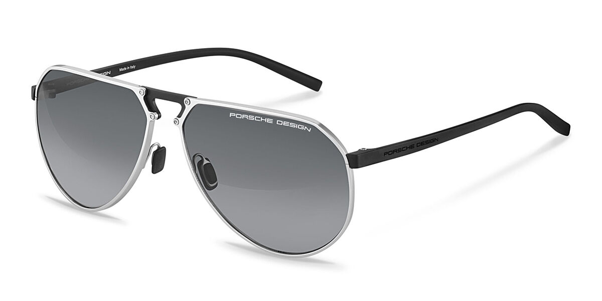 Porsche Design P8938 B Sunglasses in Silver | SmartBuyGlasses USA