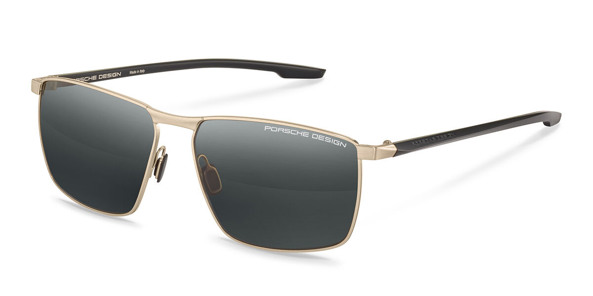 Porsche Design P8948 Polarized C Sunglasses in Gold | SmartBuyGlasses USA