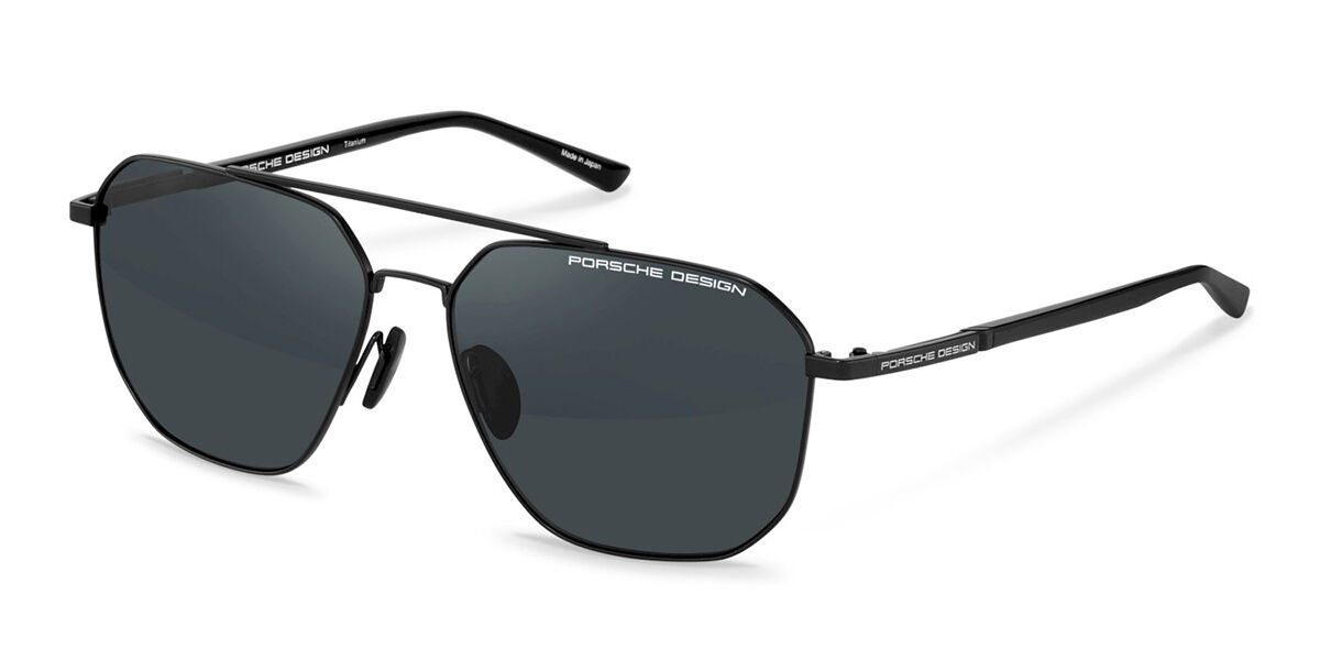 Porsche Design P8967 Polarized A416 Pilot Black/Black Sunglasses ...