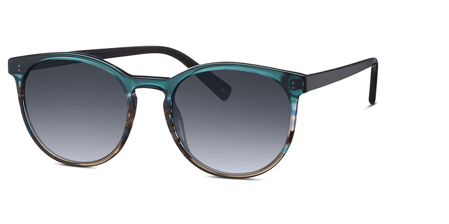 Brendel 906168 46 Oval Transparent Green/Brown Horn Sunglasses ...