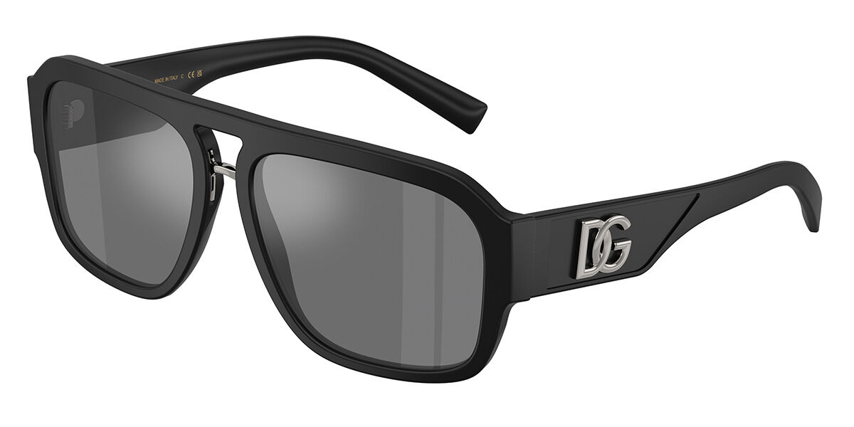 Dolce & Gabbana DG4403 25256G Pilot Matte Black Sunglasses ...