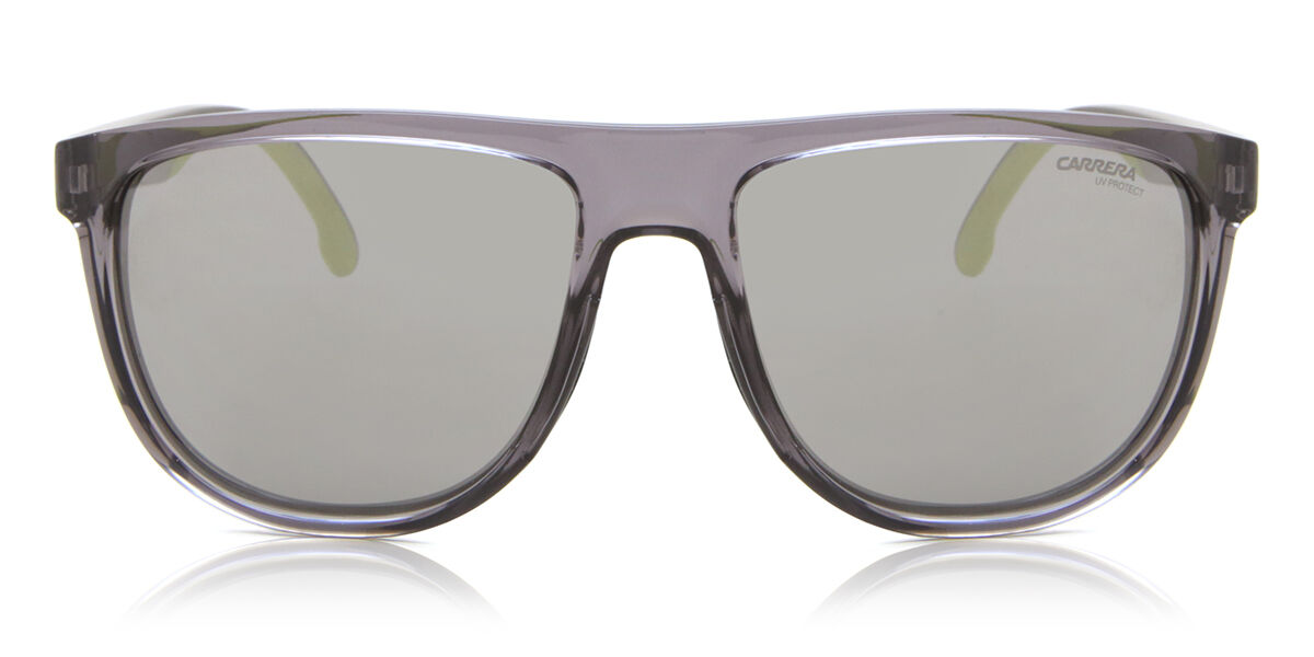 Carrera 8059/S 3U5/T4 Sunglasses Transparent Grey | VisionDirect Australia