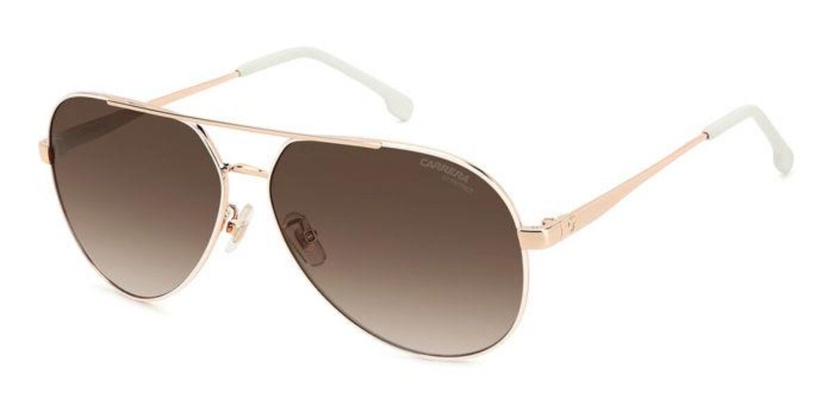 Carrera 3005/S R1A/HA Sunglasses White/Copper Gold | VisionDirect Australia