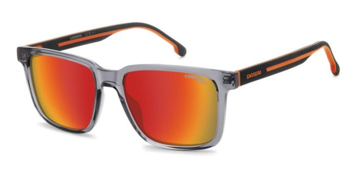 Carrera C SPORT 13/S M9L/UZ Retangular Transparent Grey óculos de sol ...