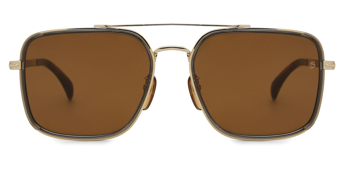 DB 7083/G/S Asian Fit sunglasses Grey Gold | SmartBuyGlasses US