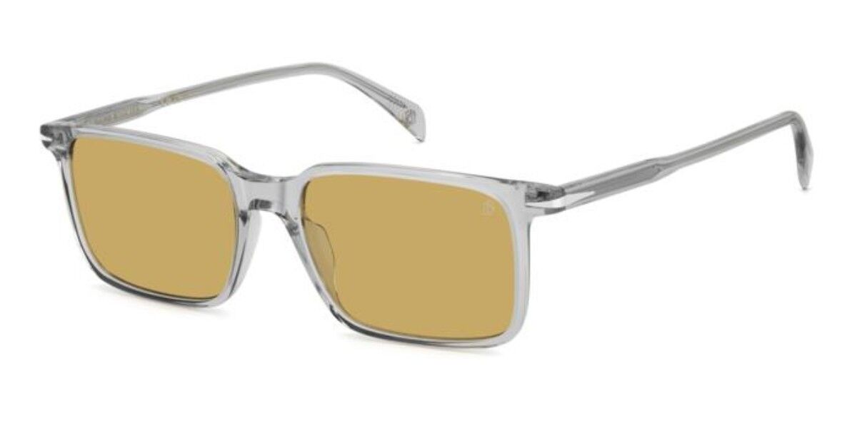 David Beckham DB 1220/S KB7/HO Rectangle Transparent Grey Sunglasses ...