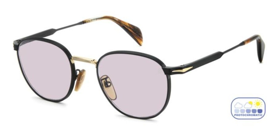 David Beckham DB 1228/S I46/5F Oval Black Sunglasses | SmartBuyGlasses MY