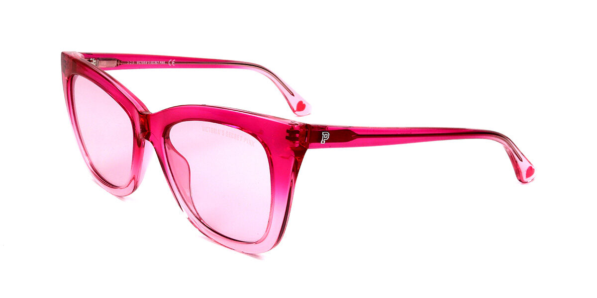 Victoria's Secret PINK PK0025 74Y Sunglasses in Transparent Pink ...