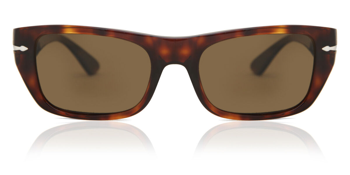 Persol PO3268S Polarized 95/48 Sunglasses Shiny Black | VisionDirect ...