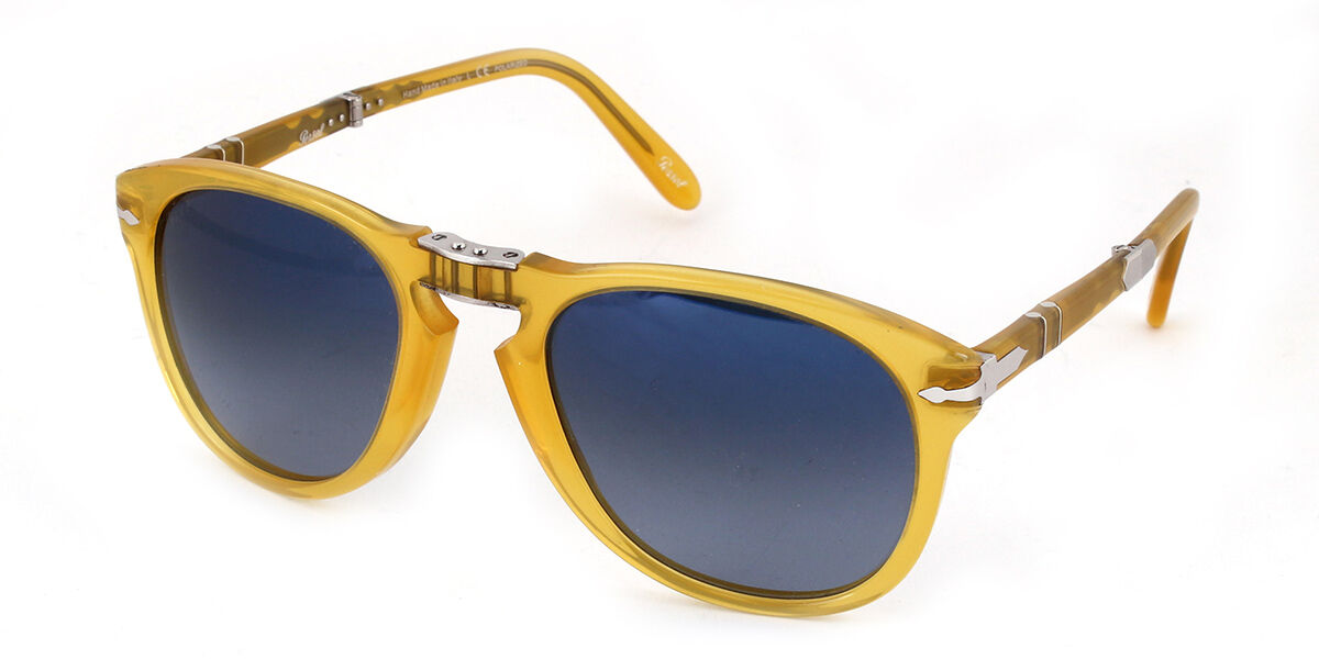 Persol PO0714SM Folding 204/S3 Sunglasses in Transparent Yellow ...