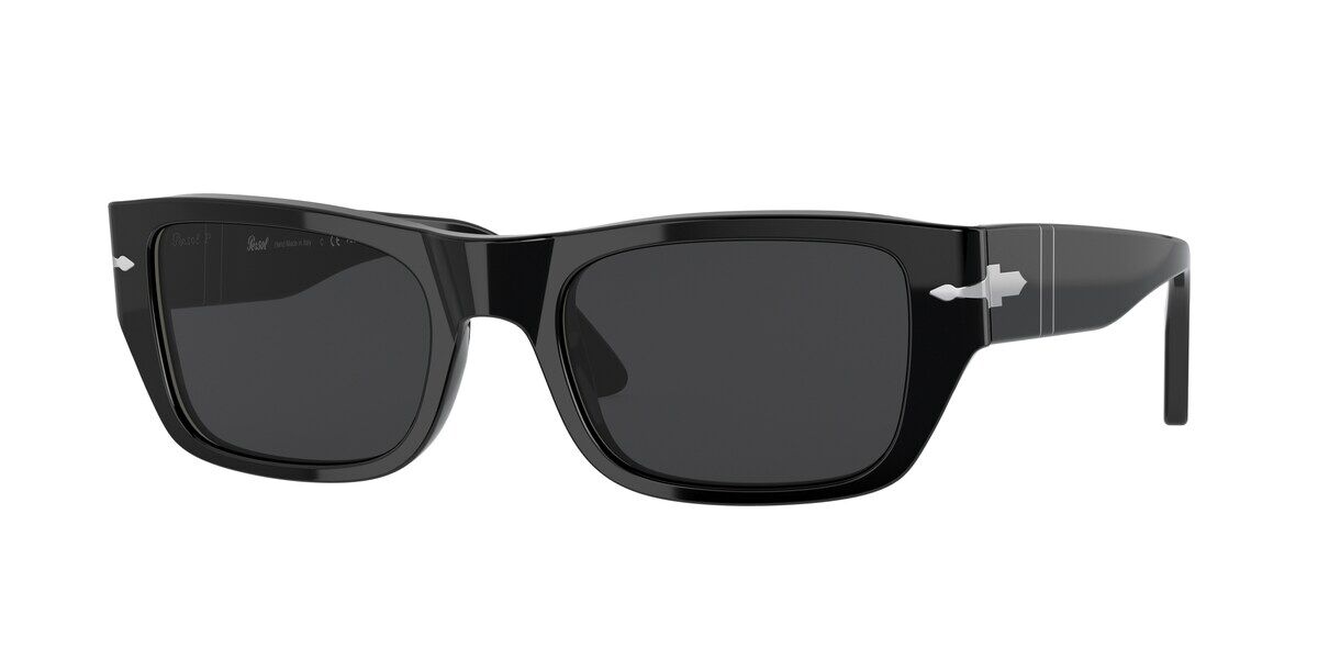 Persol PO3268S Polarized 95/48 Sunglasses Shiny Black | VisionDirect ...