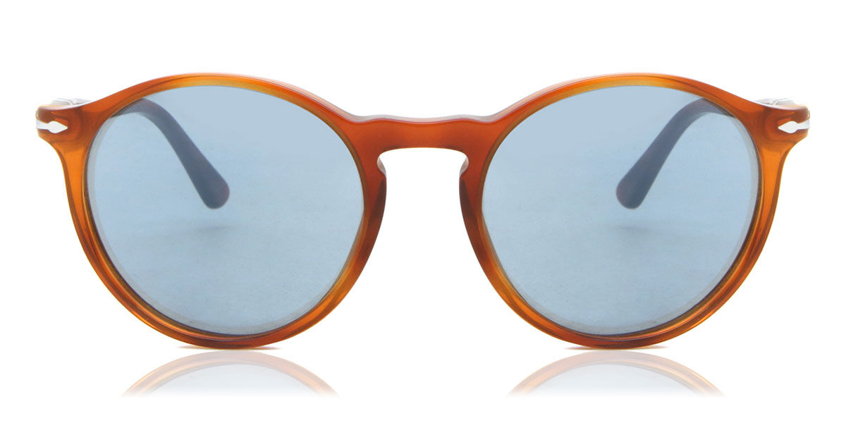 Persol PO3285S 96/56 Sunglasses Striped Brown | VisionDirect Australia